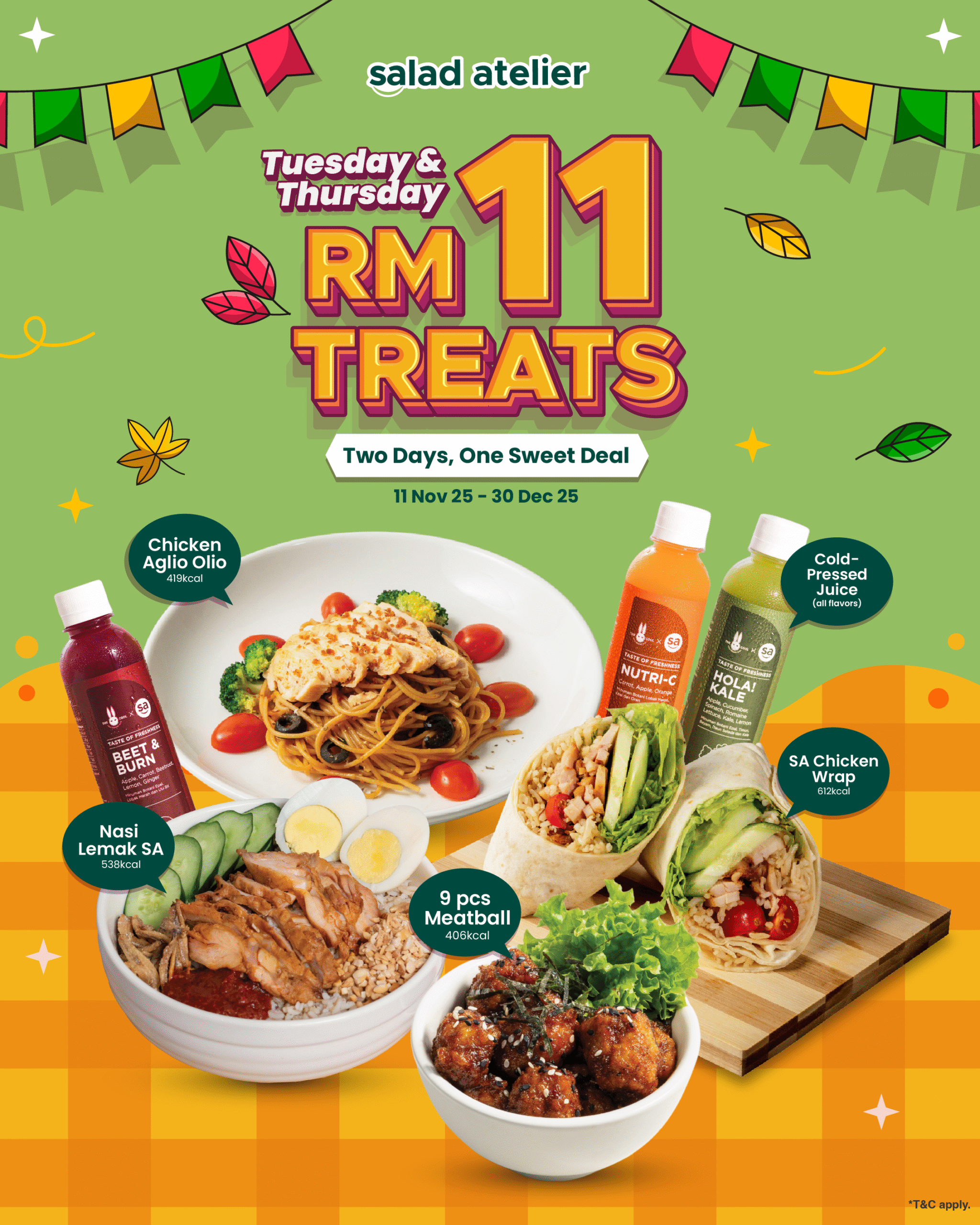 Tuesday & Thursday RM11 Treats! | Salad Atelier Official Store